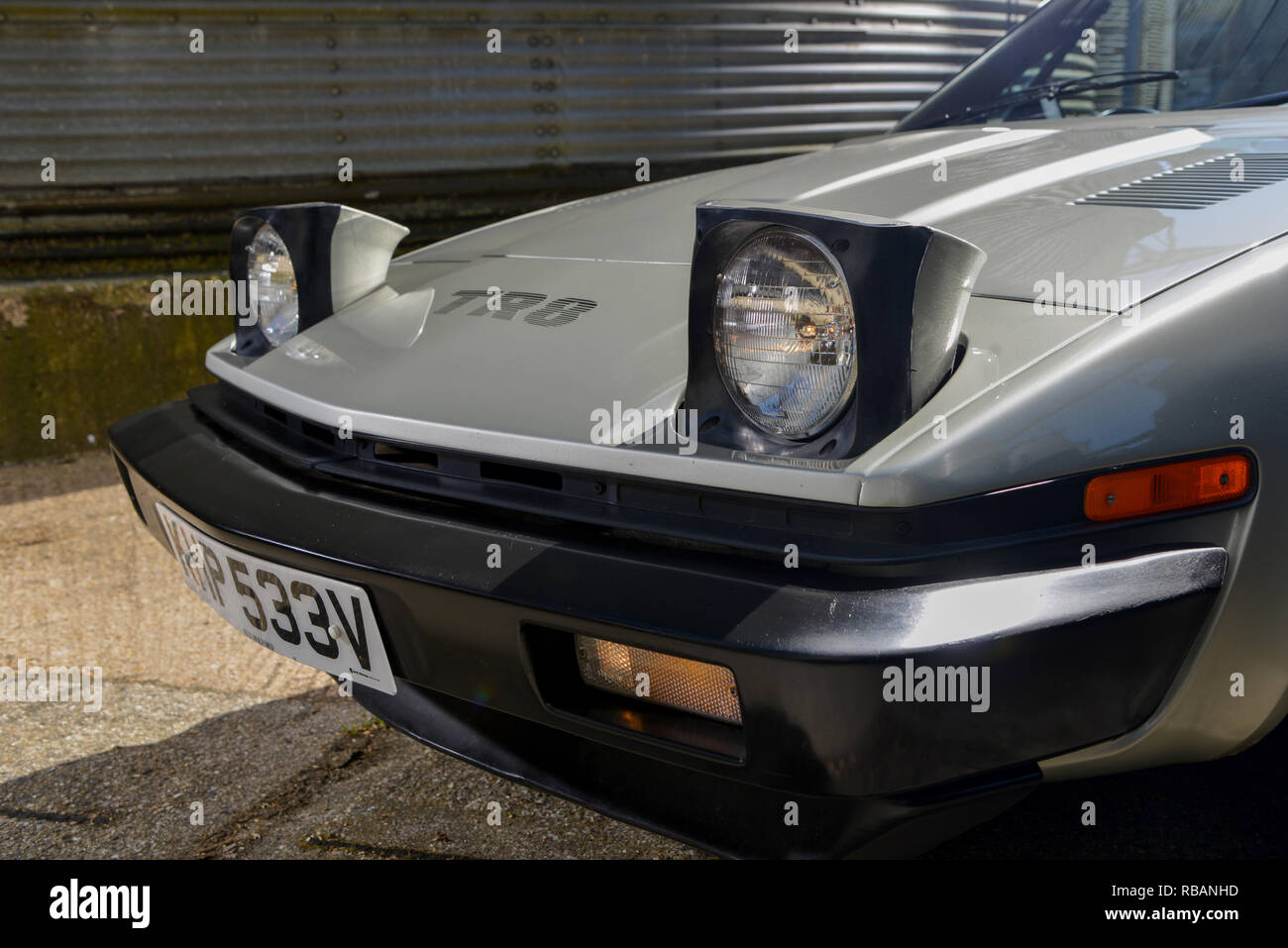 The first fuel injected Triumph TR8 sports car from 1980 Stock Photo ...