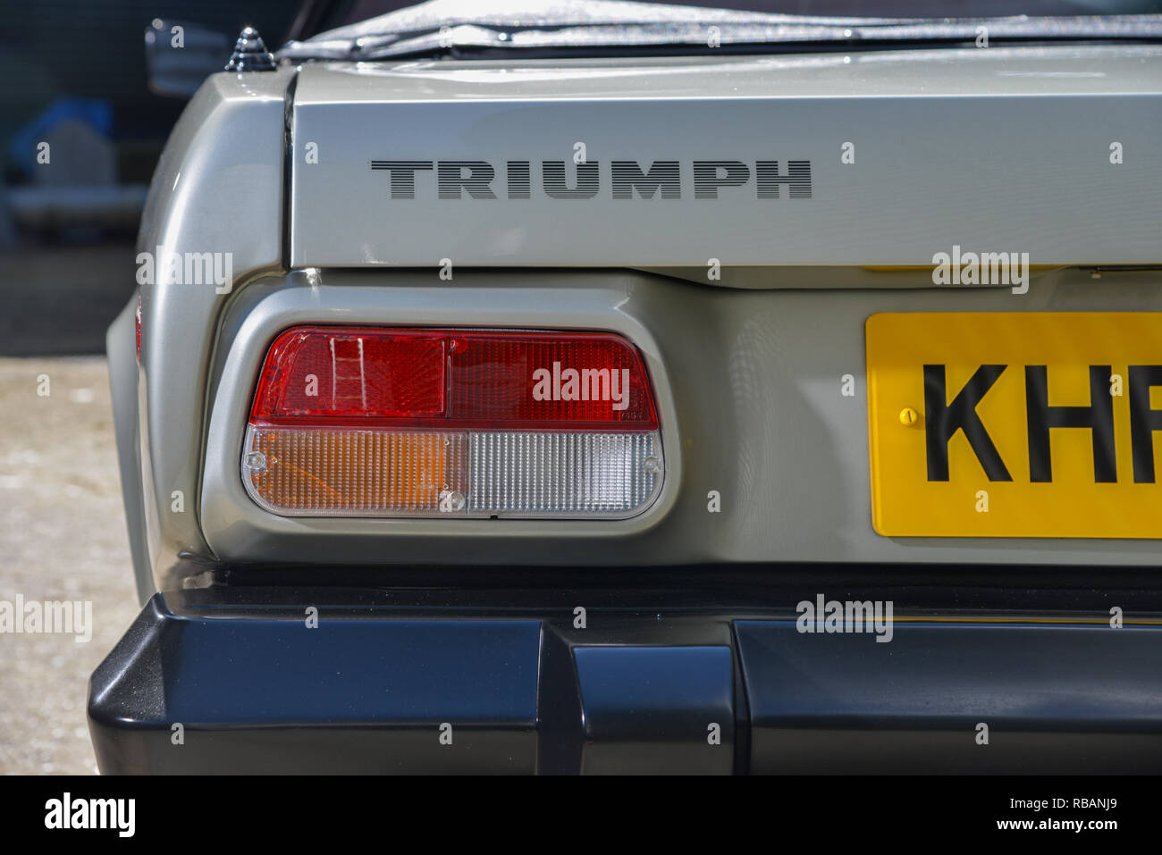 The first fuel injected Triumph TR8 sports car from 1980 Stock Photo ...