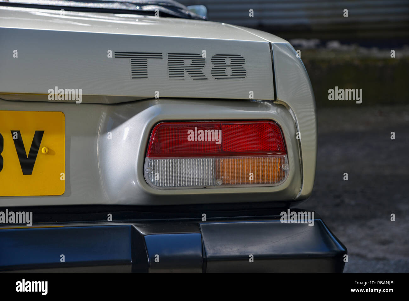 The first fuel injected Triumph TR8 sports car from 1980 Stock Photo ...