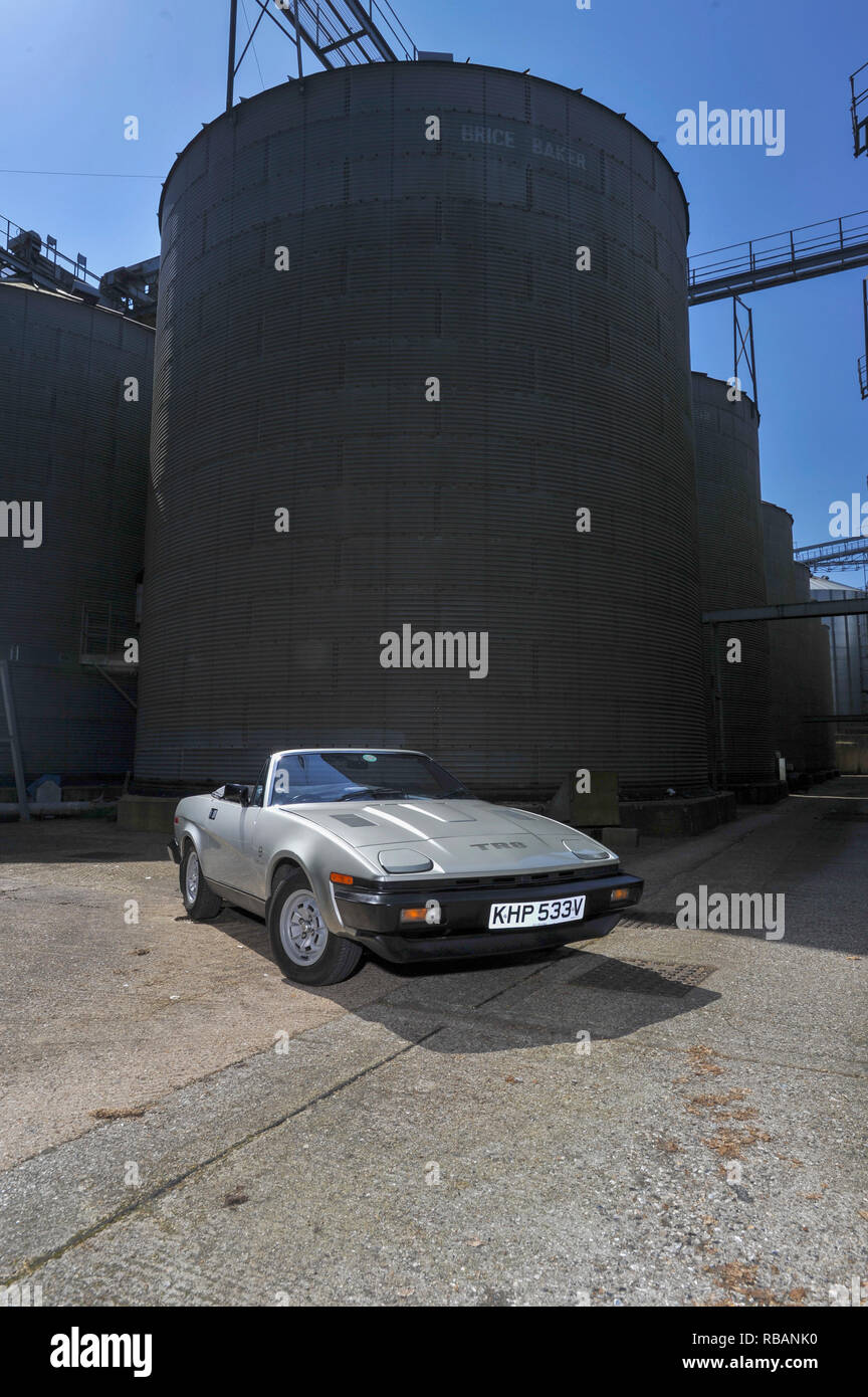 The first fuel injected Triumph TR8 sports car from 1980 Stock Photo ...