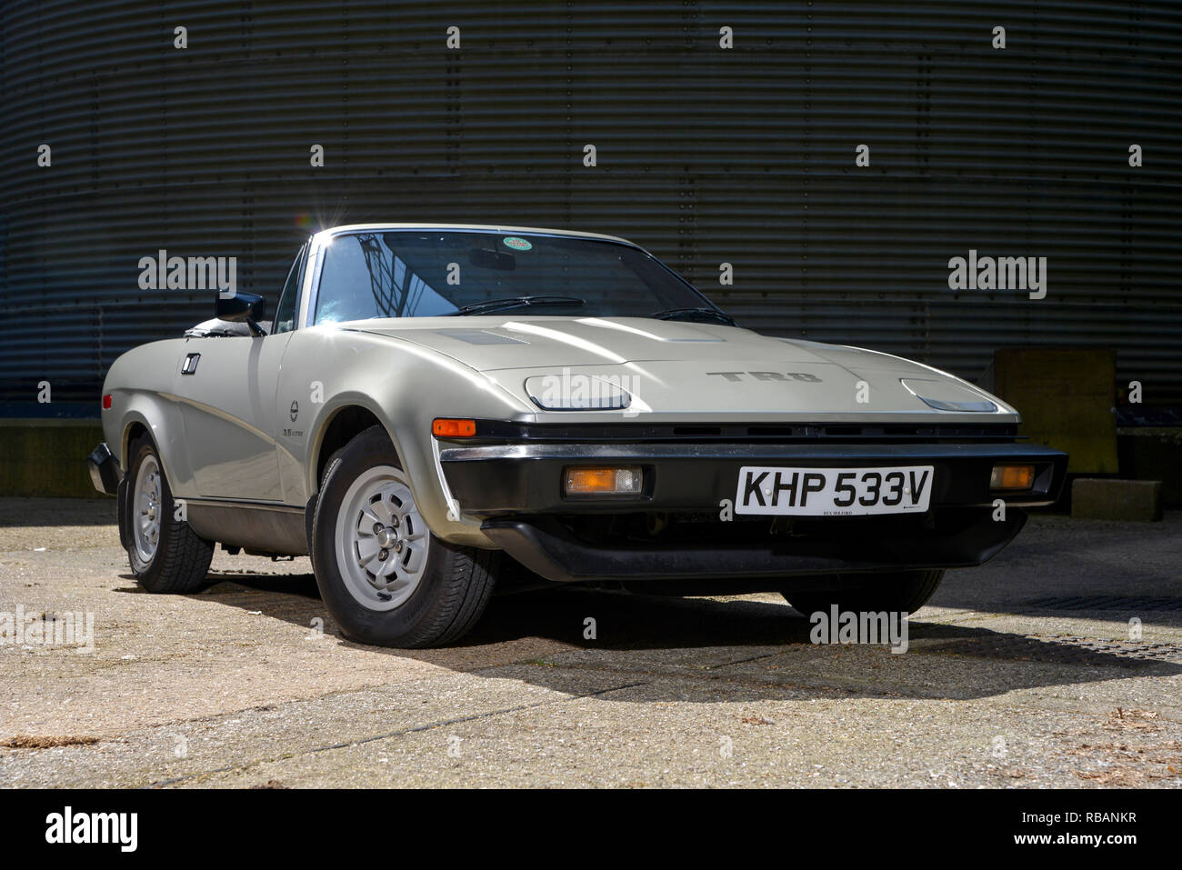 The first fuel injected Triumph TR8 sports car from 1980 Stock Photo ...
