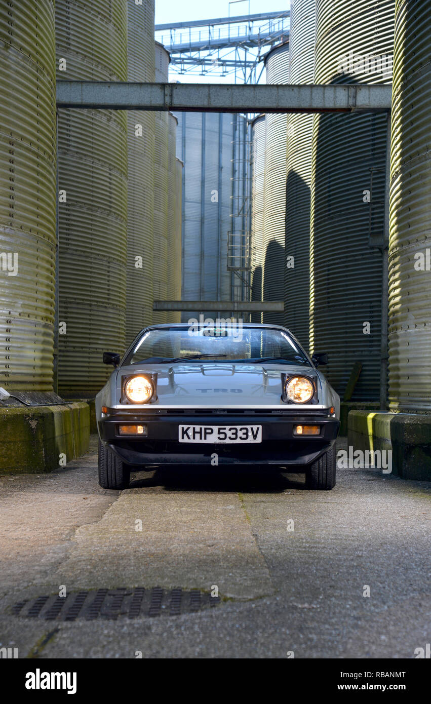 The first fuel injected Triumph TR8 sports car from 1980 Stock Photo ...