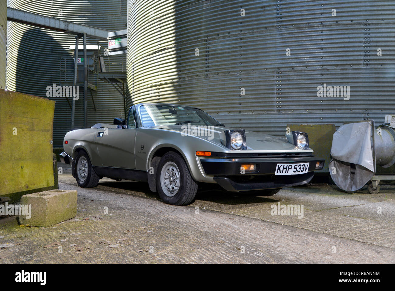 The first fuel injected Triumph TR8 sports car from 1980 Stock Photo ...