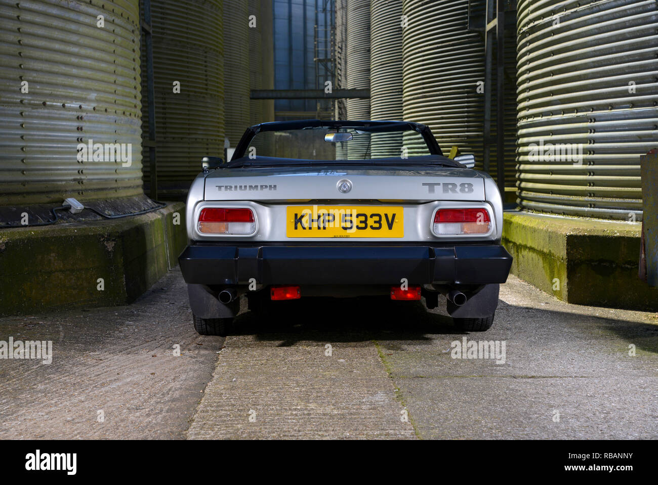 The first fuel injected Triumph TR8 sports car from 1980 Stock Photo ...