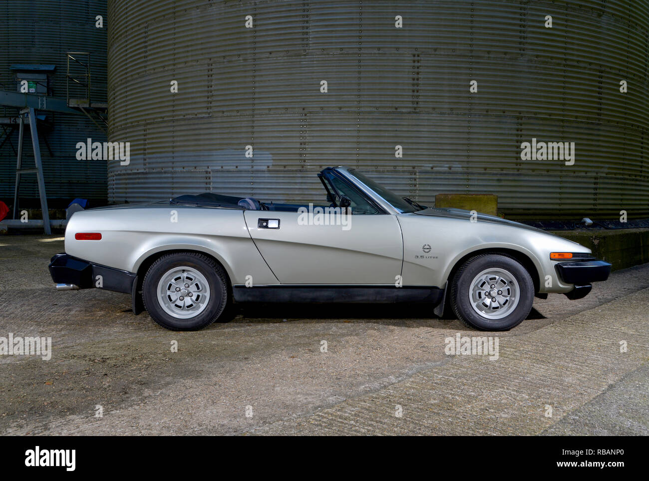 The first fuel injected Triumph TR8 sports car from 1980 Stock Photo ...