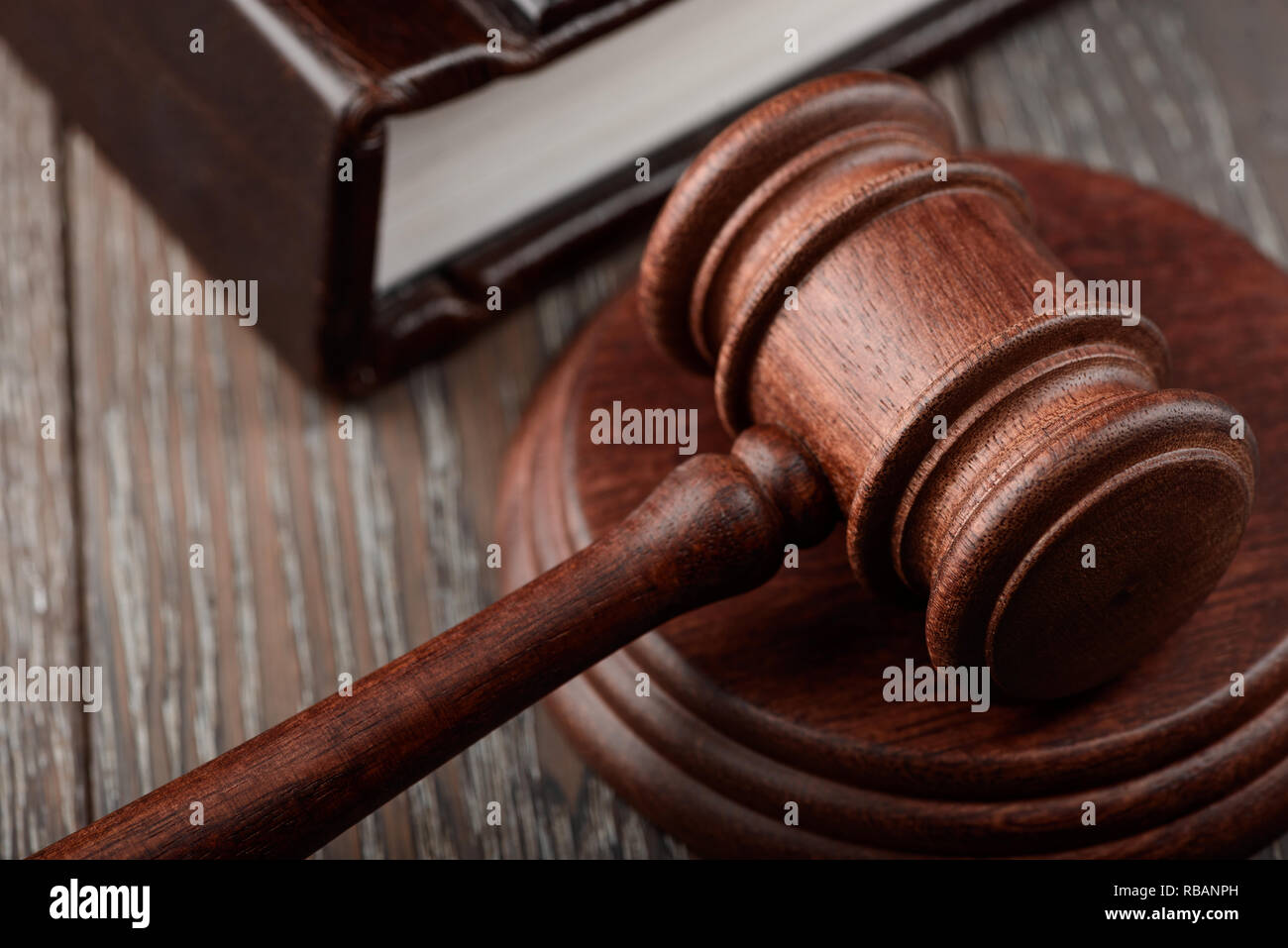 Close up on judge's gavel Stock Photo - Alamy