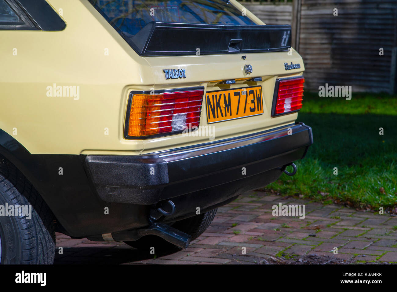 1980 Talbot Sunbeam Ti British hot hatch sports car Stock Photo - Alamy