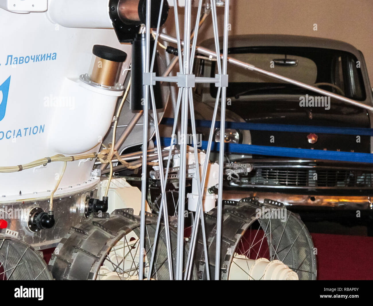 Museum of retro cars, St Petersburg, Russia - December 19, 2018 ...