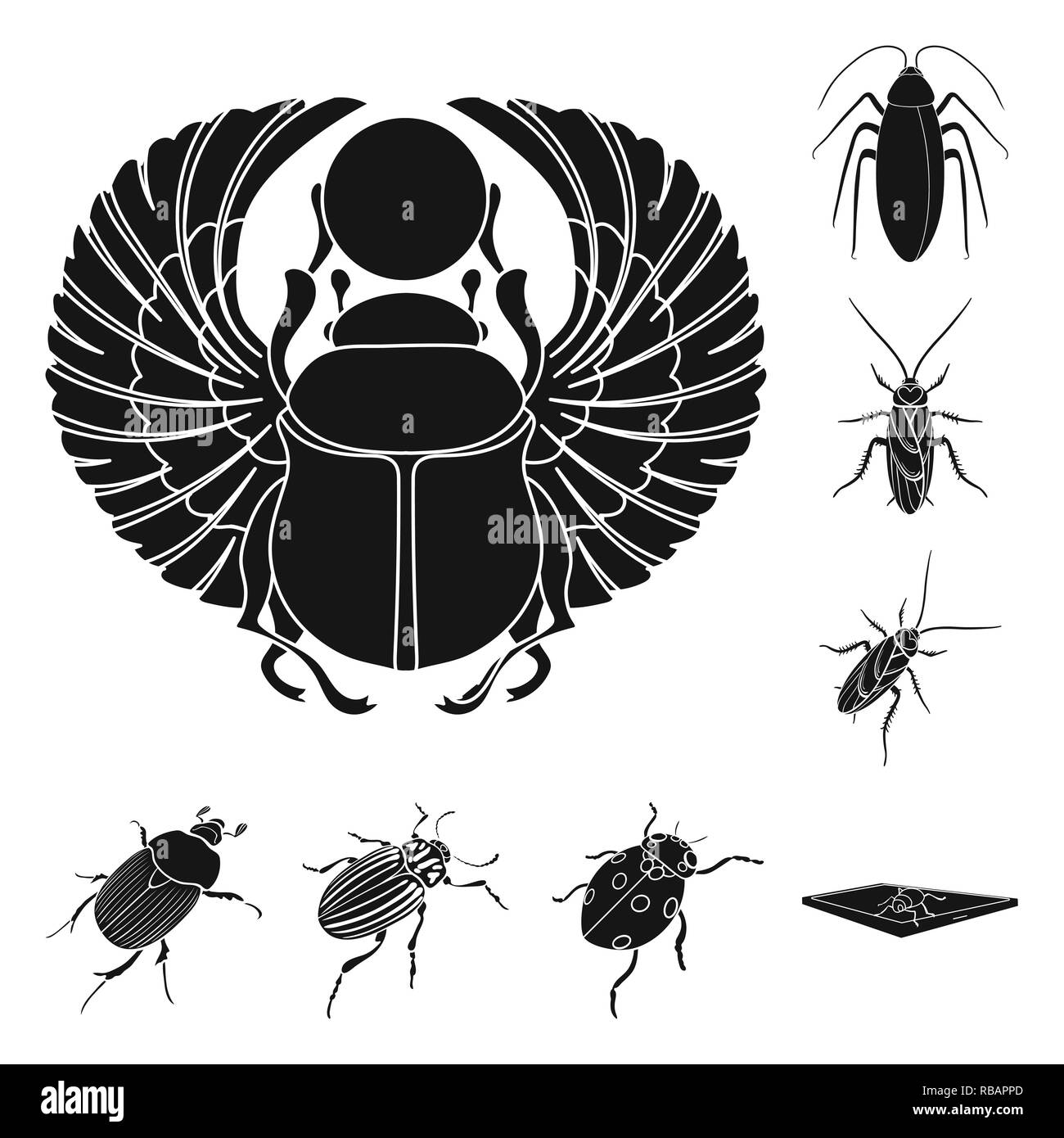 horn,ladybug,pest,cockroach,bug,insect,beetle,animal,halloween,drawn ...