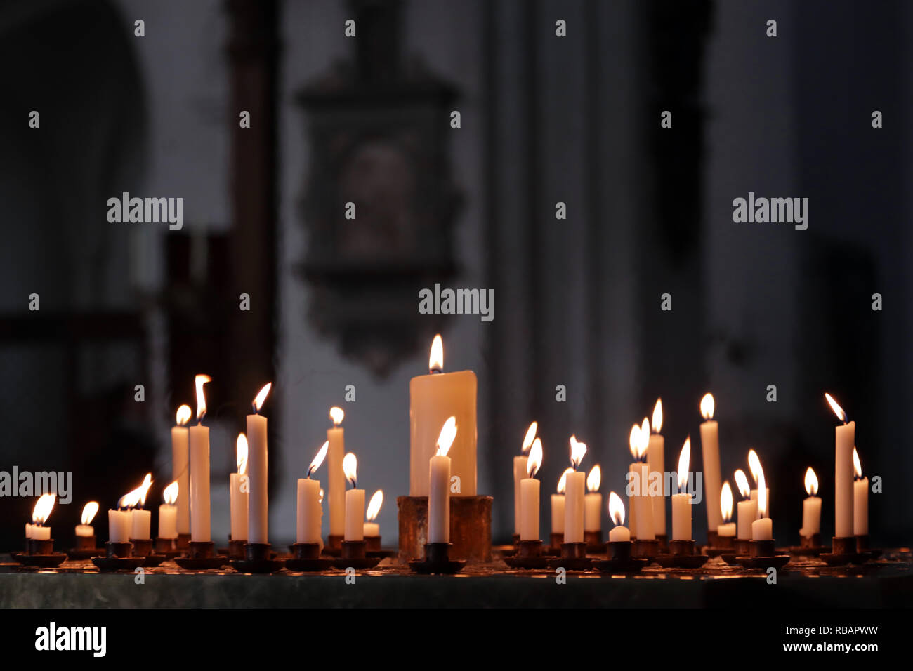 Jesus candles hi-res stock photography and images - Alamy