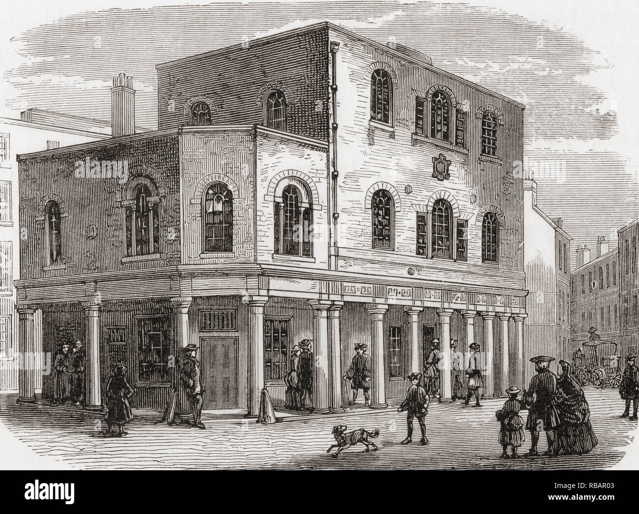 The old King's Weigh House Chapel, Little Eastcheap, London, England ...