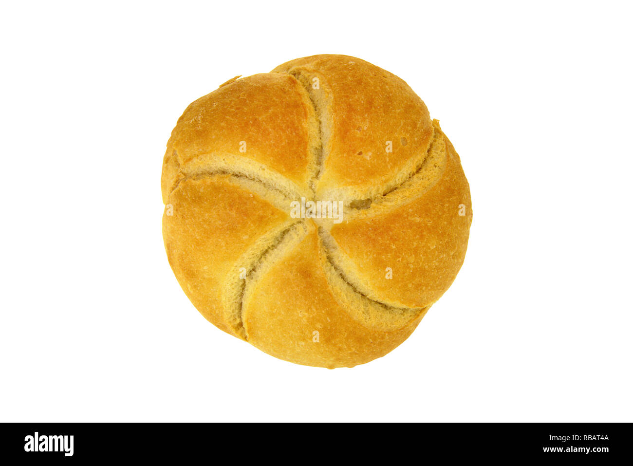 bread bun food isolated over white background Stock Photo - Alamy