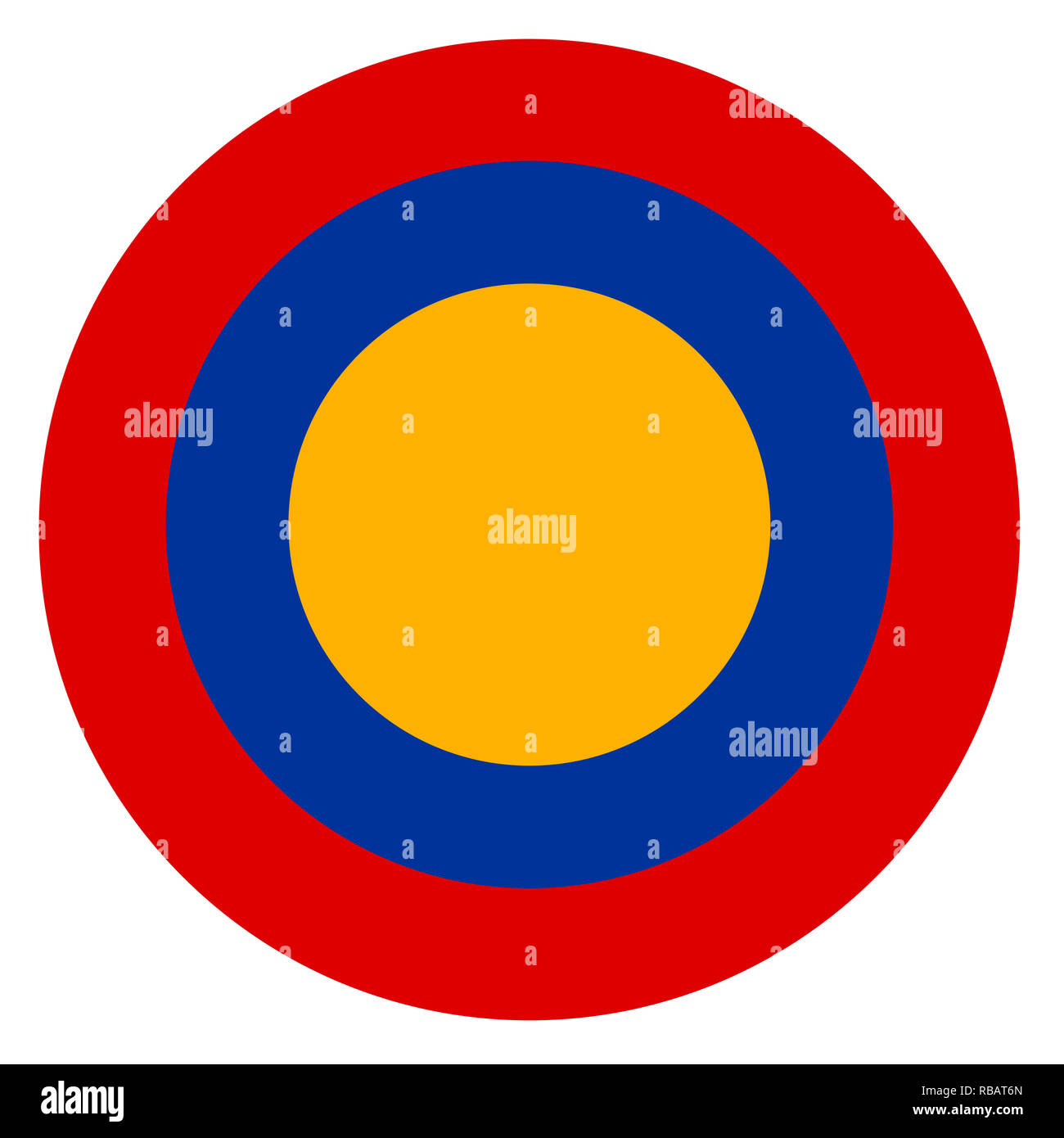 Armenia country roundel flag based round symbol Stock Photo - Alamy