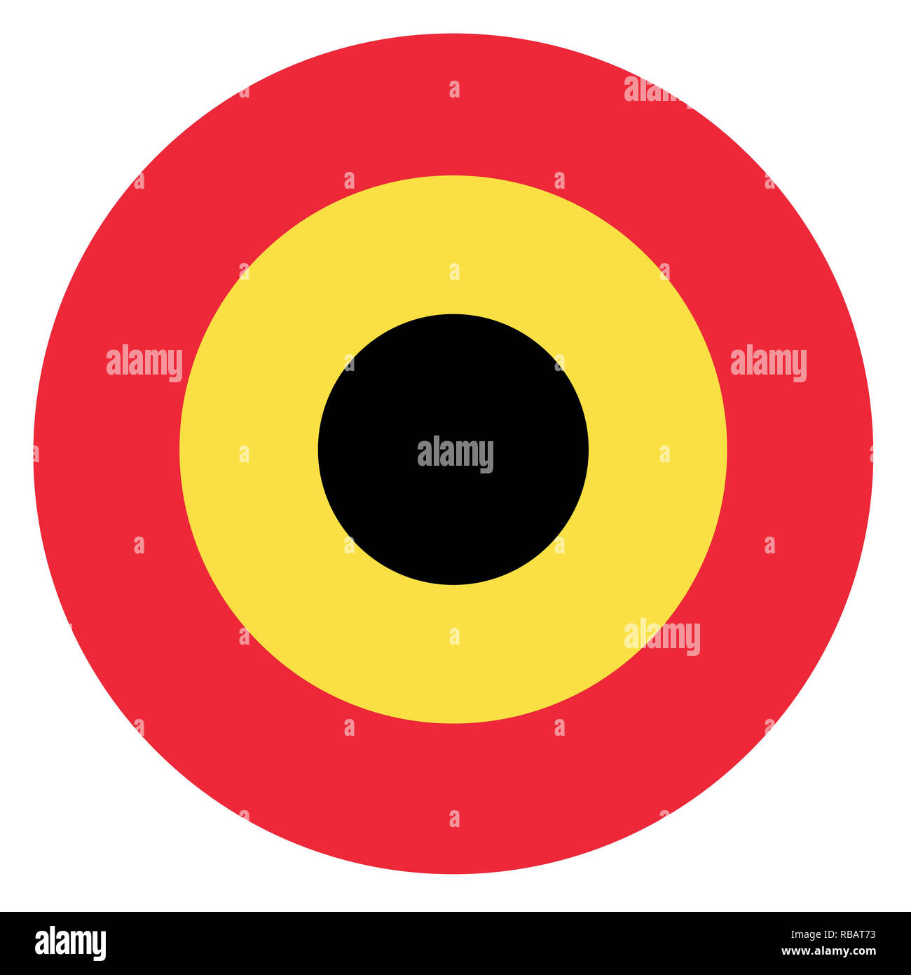 Belgium country roundel flag based round symbol Stock Photo - Alamy