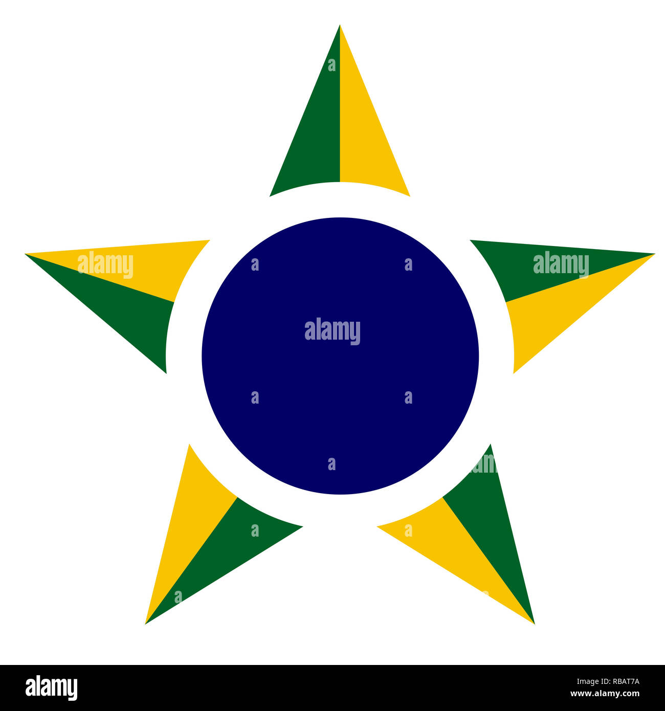 Round flag of brazil hi-res stock photography and images - Alamy
