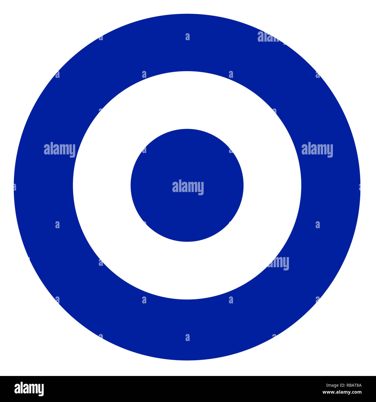 El Salvador country roundel flag based round symbol Stock Photo - Alamy