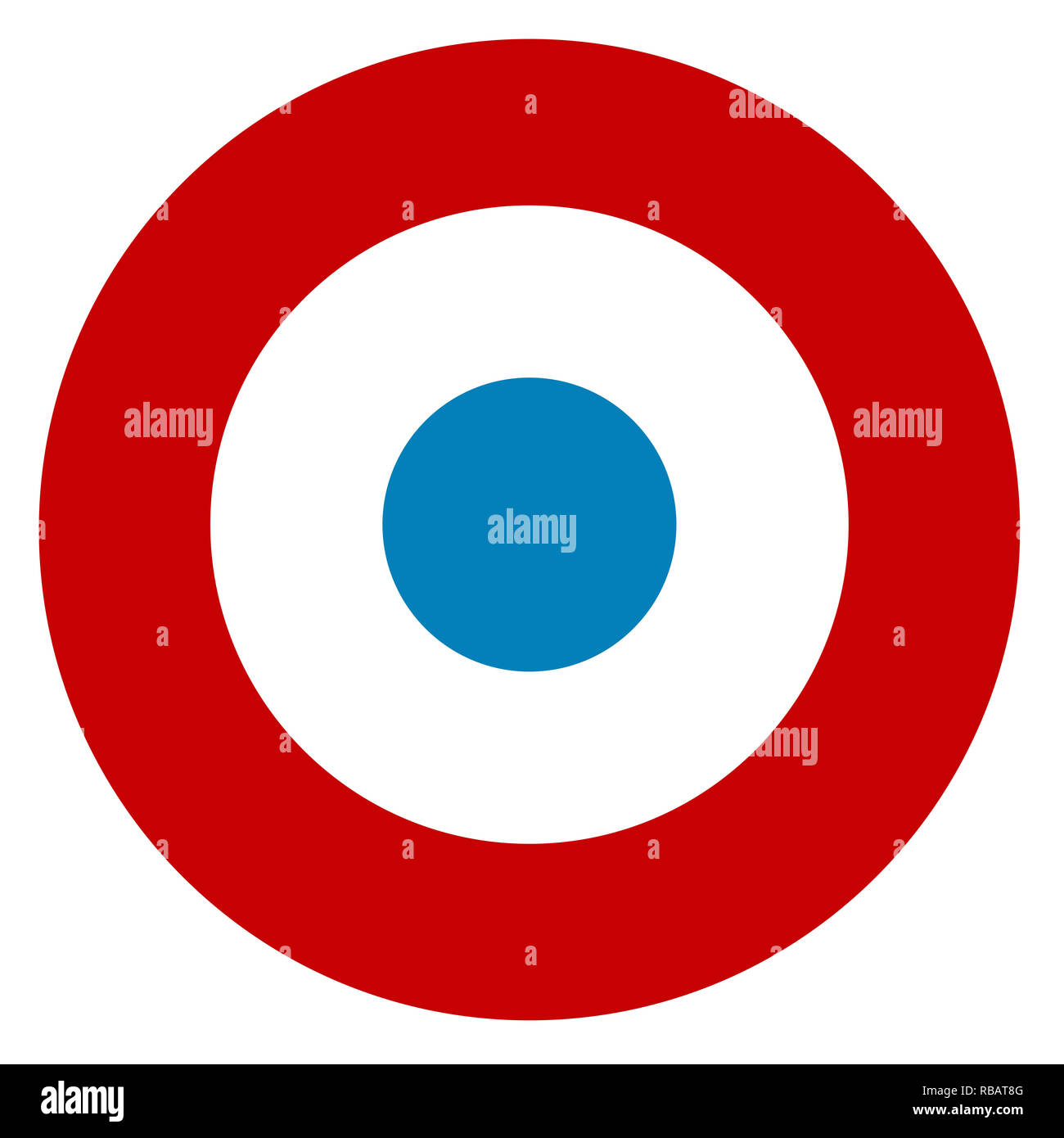 France country roundel flag based round symbol Stock Photo - Alamy