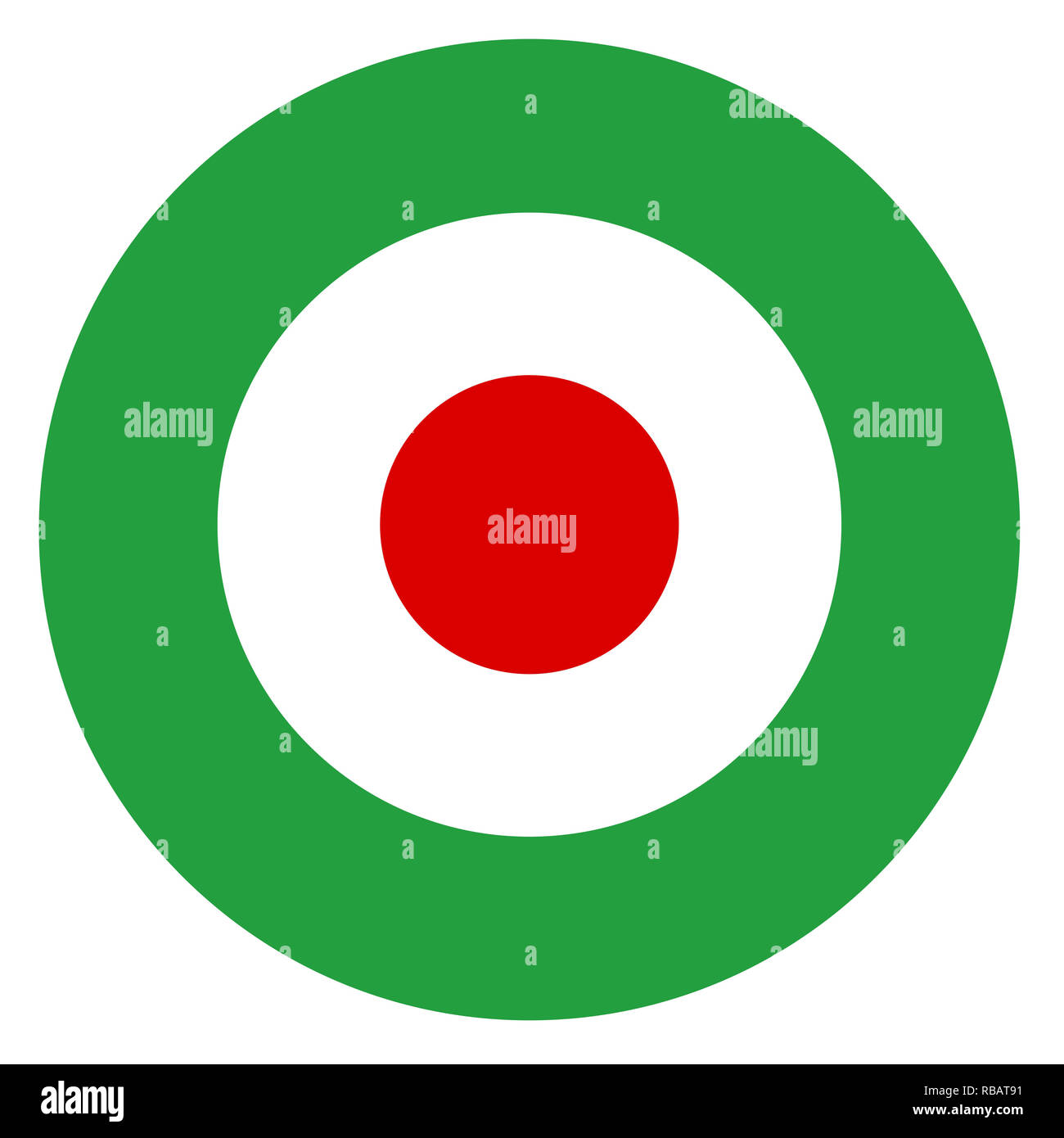 Iran country roundel flag based round symbol Stock Photo - Alamy