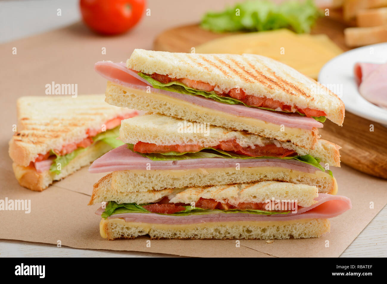Toast triangles hi-res stock photography and images - Alamy