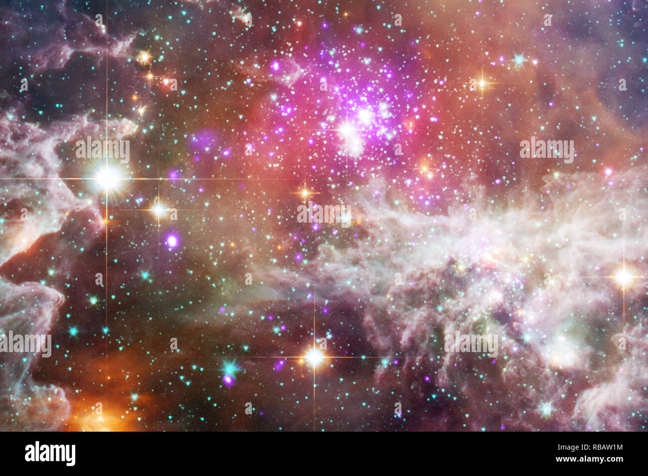 Bright Stars Galaxy