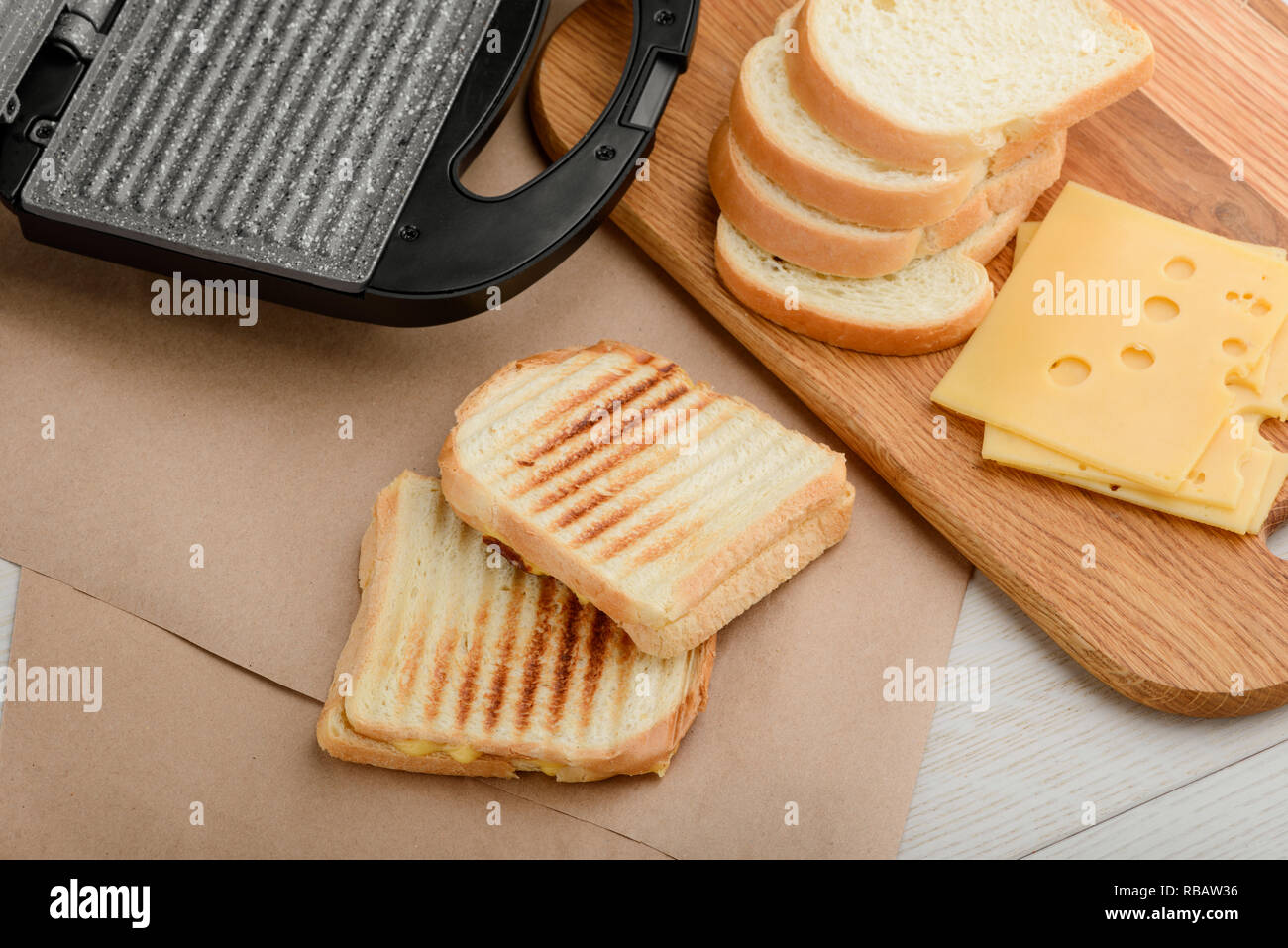 Two fresh homemade sandwiches Stock Photo - Alamy