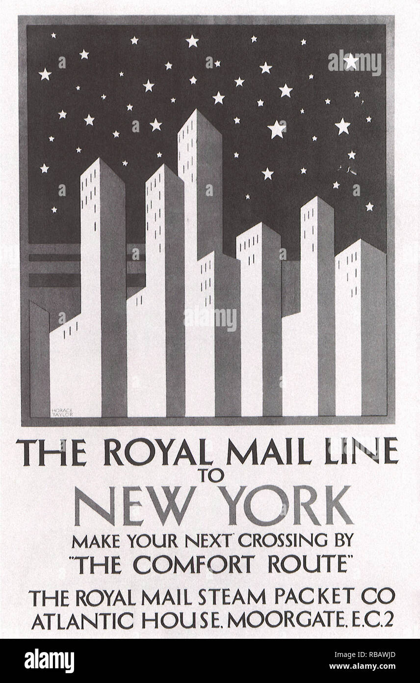 The Royal Mail Line of New York Stock Photo - Alamy