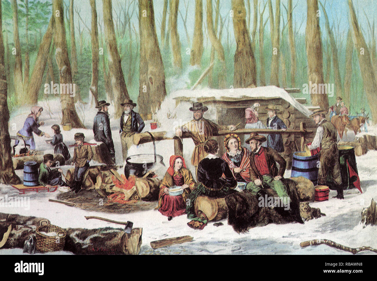 Maple sugaring hi-res stock photography and images - Alamy