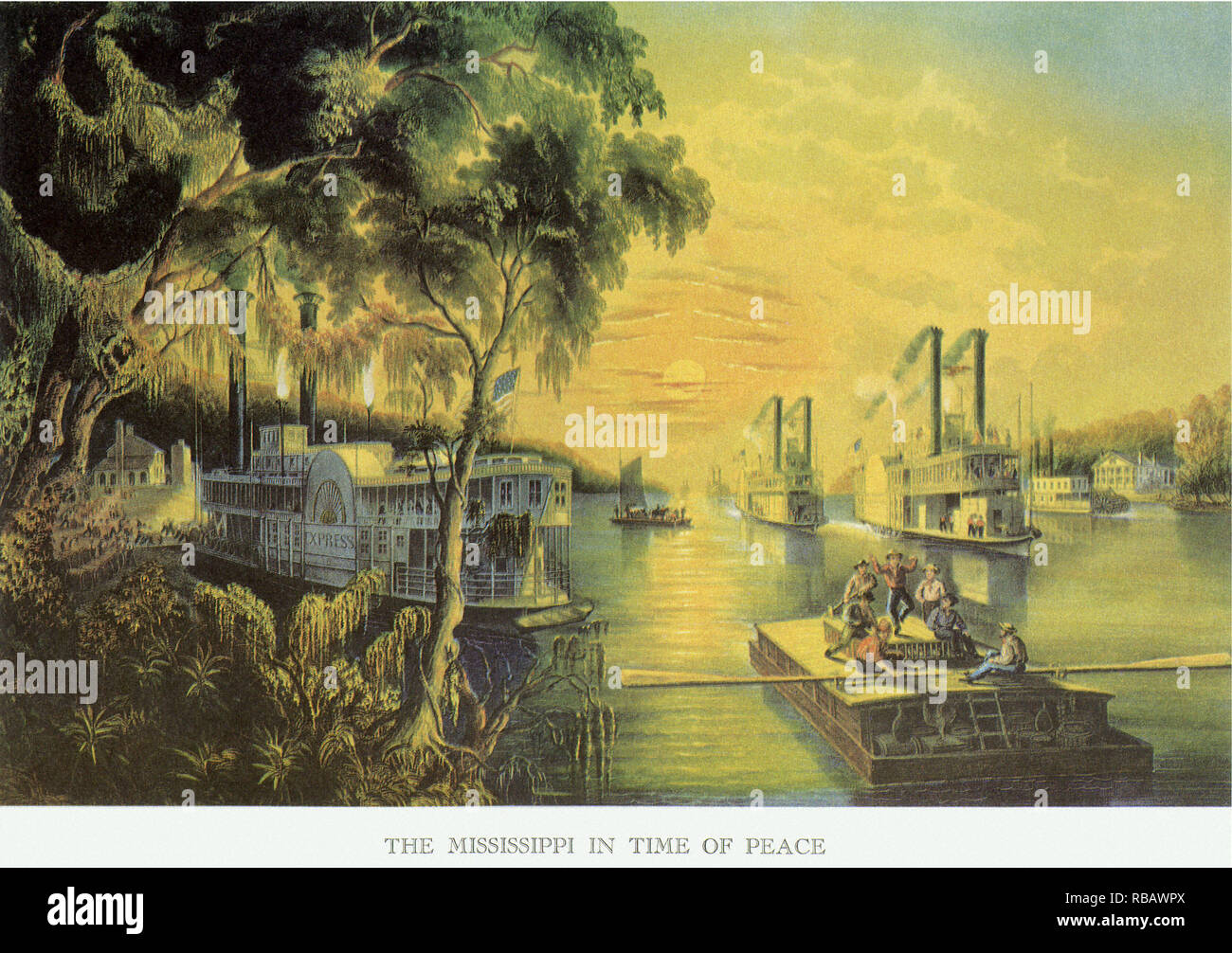 Steamboats on mississippi river hi-res stock photography and images - Alamy