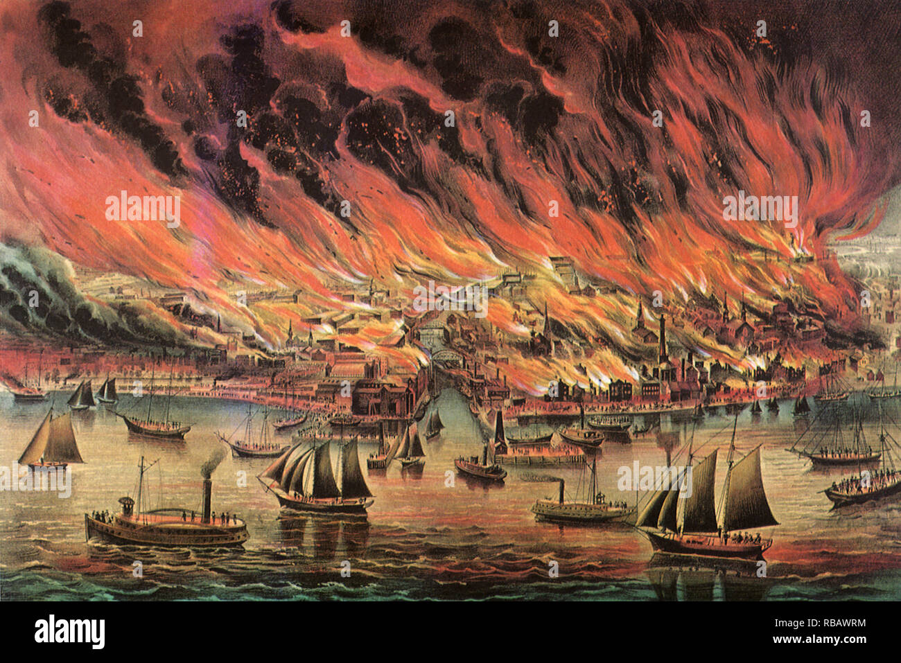 19th century chicago 1870s chicago hi-res stock photography and images ...