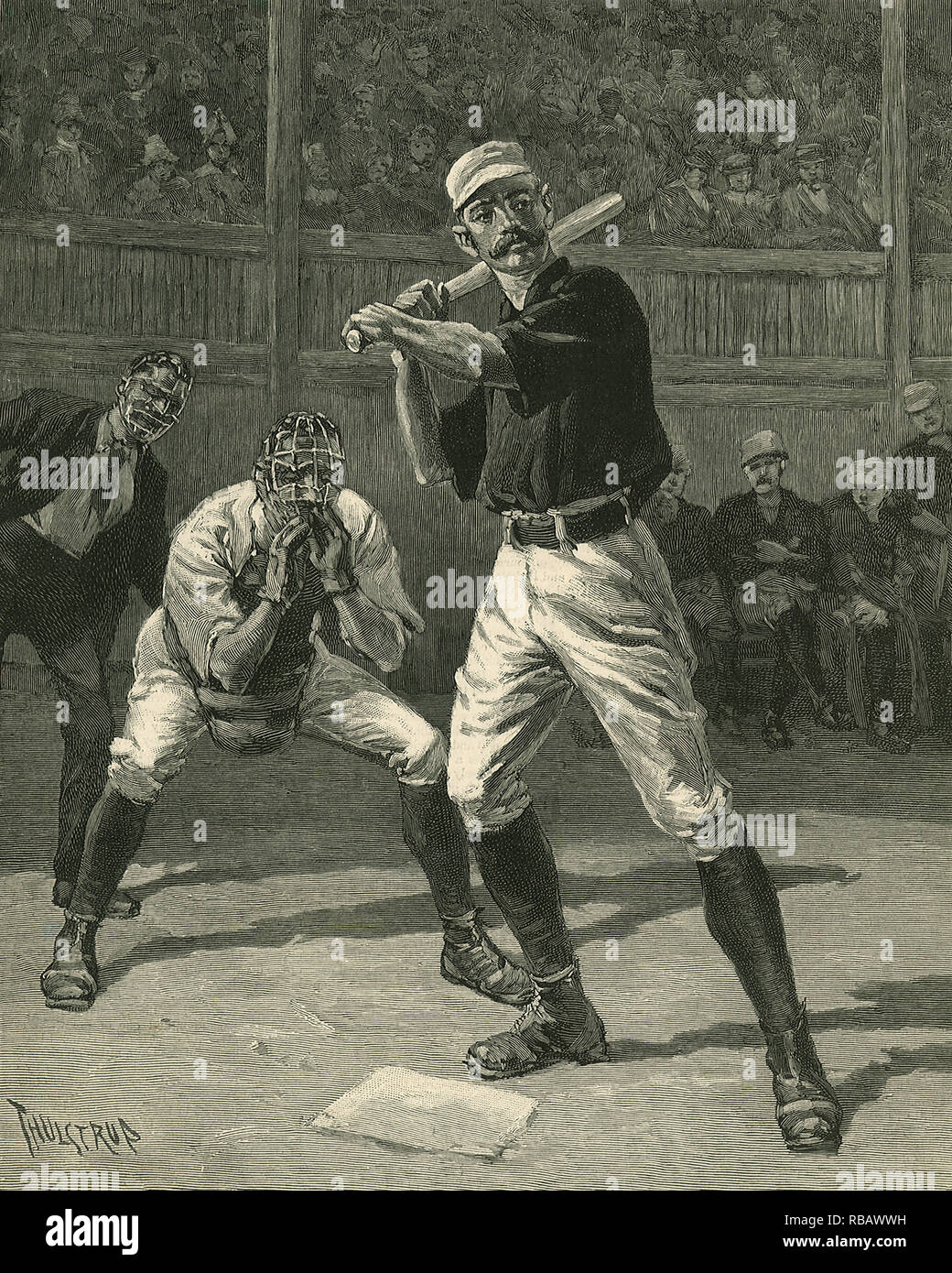 Batter catcher hi-res stock photography and images - Alamy