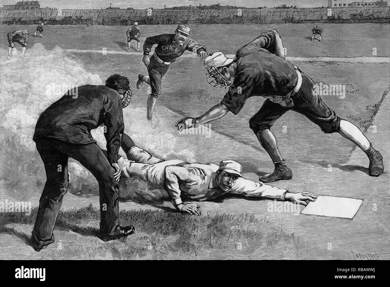 Sliding into base hi-res stock photography and images - Alamy