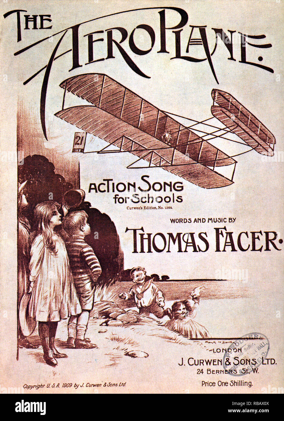 Vintage airplane ads hi-res stock photography and images - Alamy