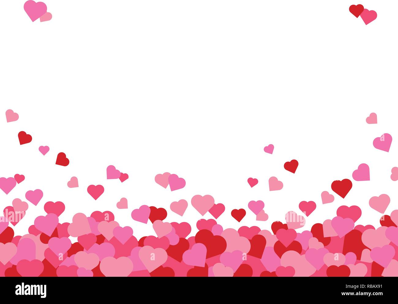 Valentine Hearts Border