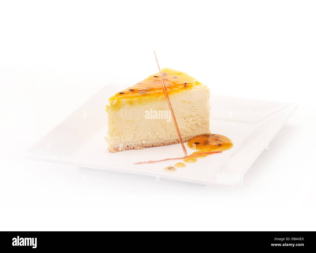 Delicious blueberry cheese pie Cut Out Stock Images & Pictures - Alamy