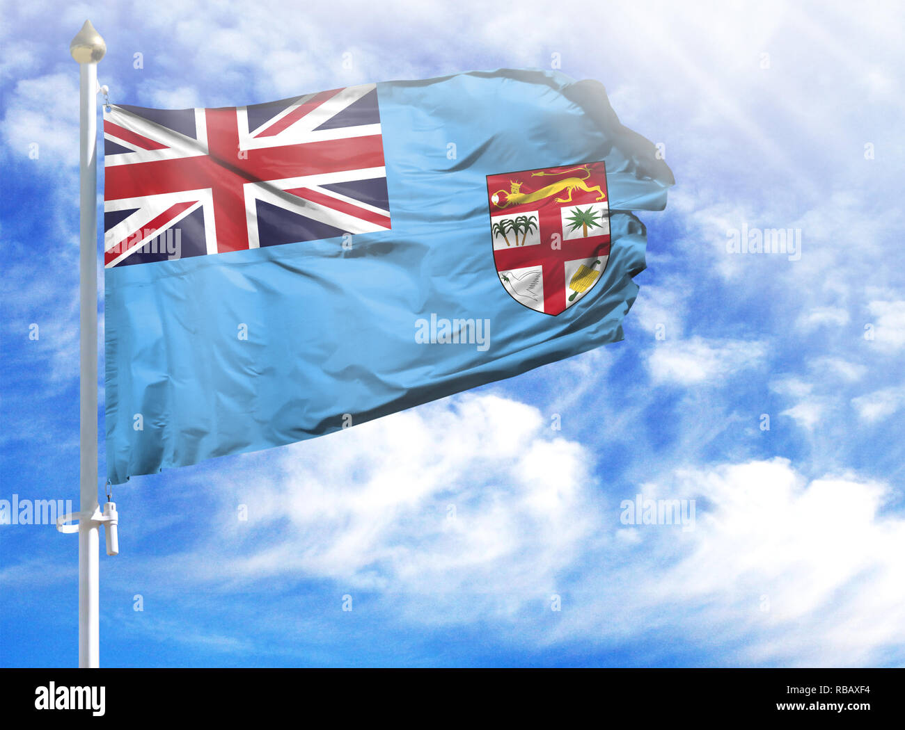 National flying fiji hi-res stock photography and images - Alamy