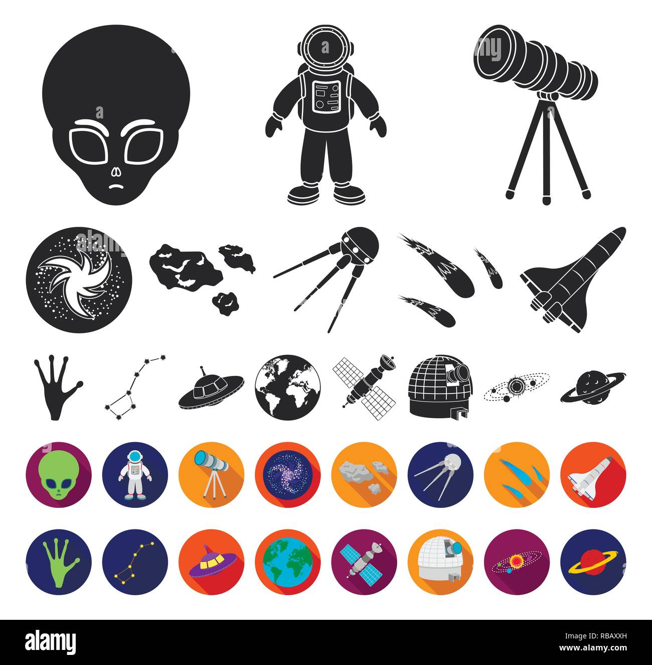 alien,apparatus,art,asteroid,astronaut,astronomy,black,flat ...