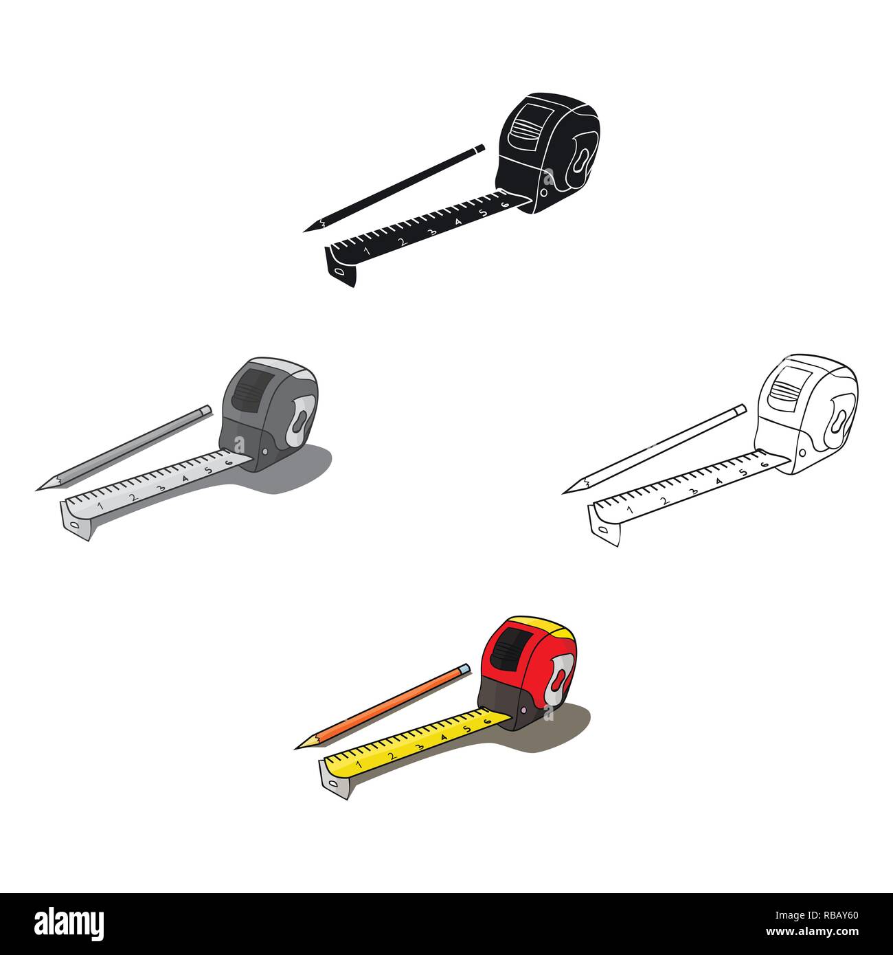 Cartoon figure architect hi-res stock photography and images - Alamy