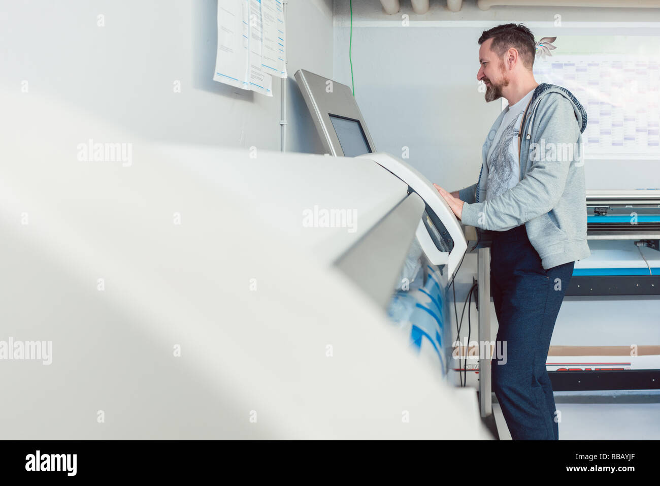 Large format printer hi-res stock photography and images - Alamy