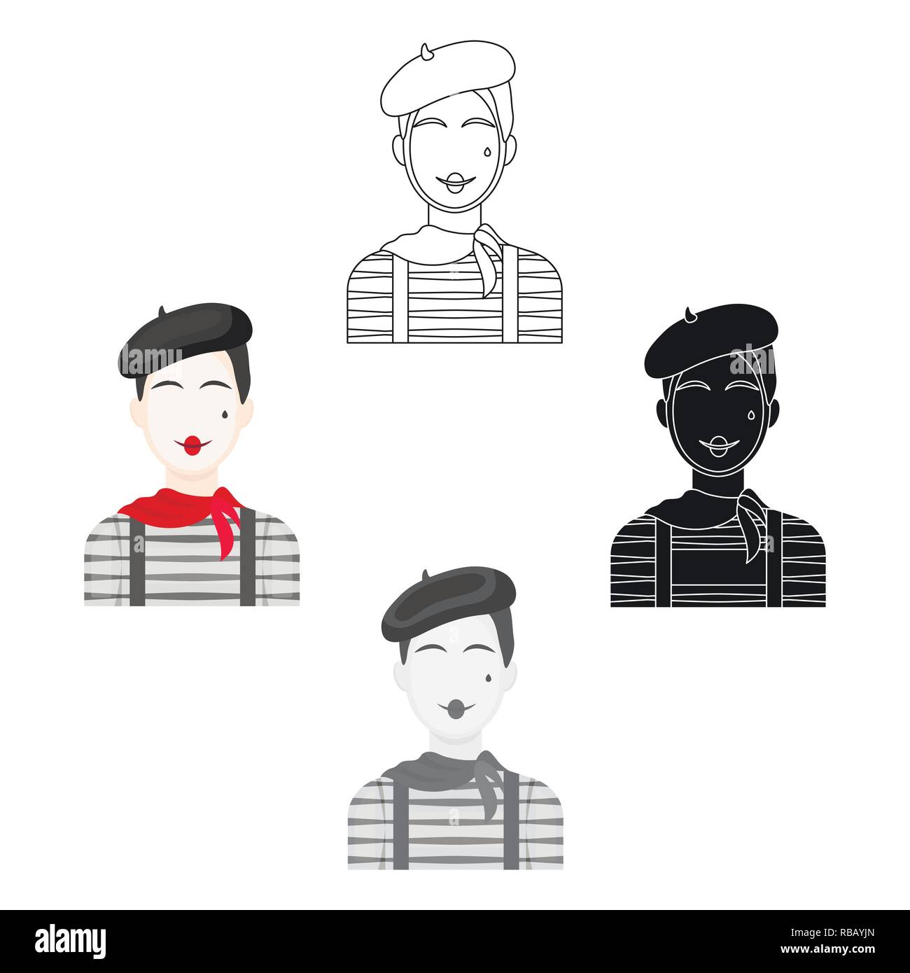 Pantomime Character High Resolution Stock Photography and Images - Alamy