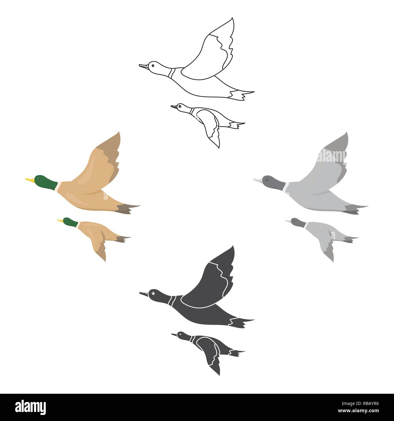 Bird Hunter Silhouette