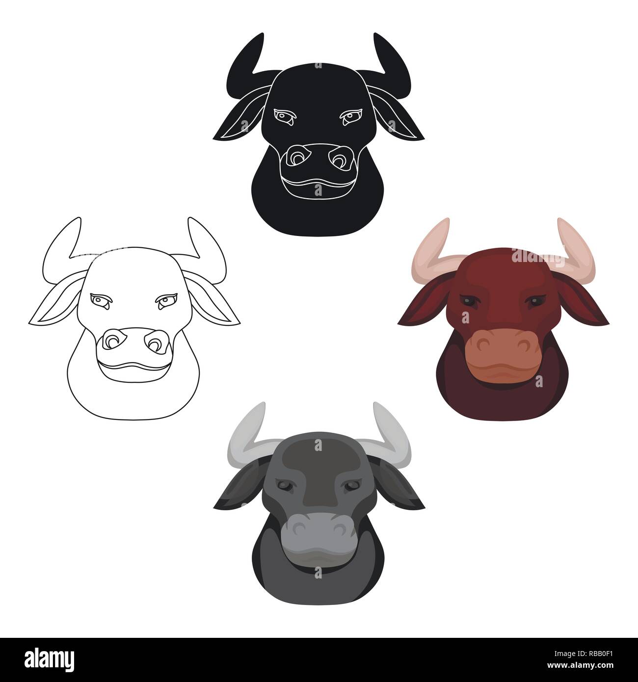 aggression,angry,animal,art,background,beast,bull,cartoon,country,cow ...