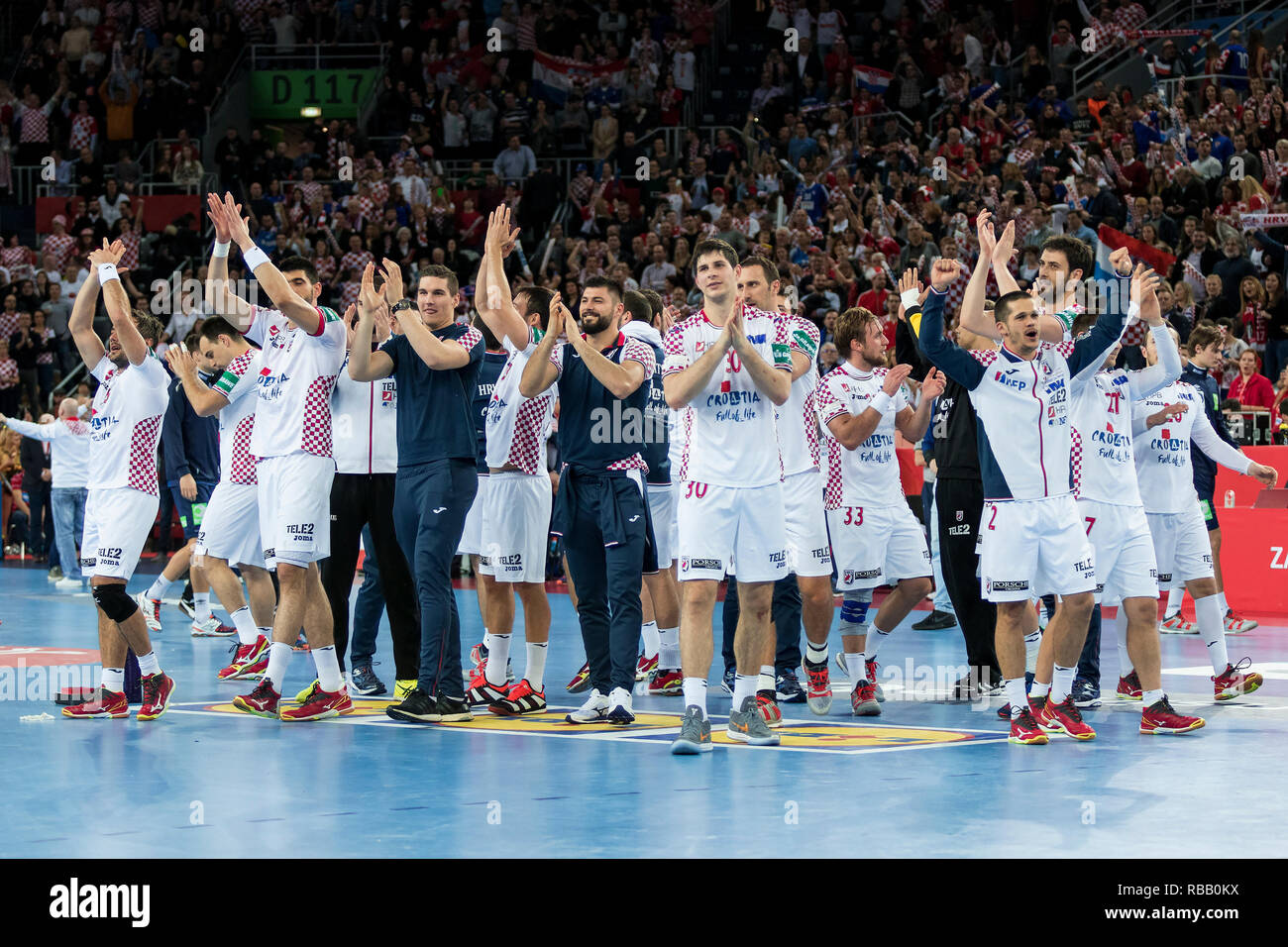 Croatian national handball team hi-res stock photography and images - Alamy