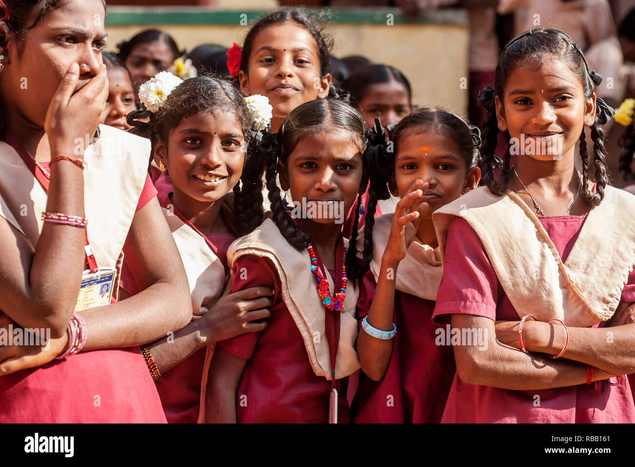 Tamil girls hi-res stock photography and images - Alamy