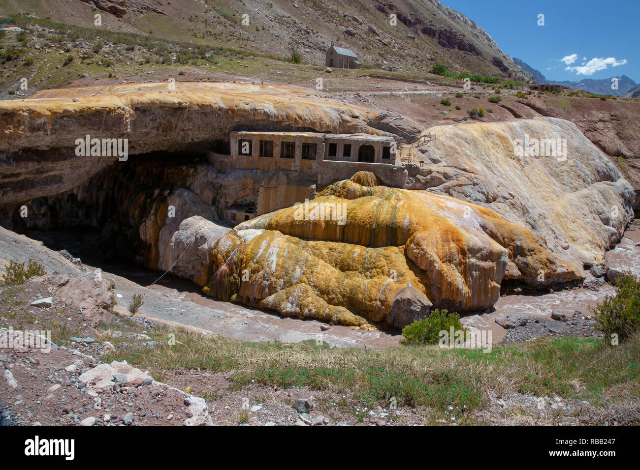 Historical architecture Puente del Inca Mendoza Argentina Stock Photo ...