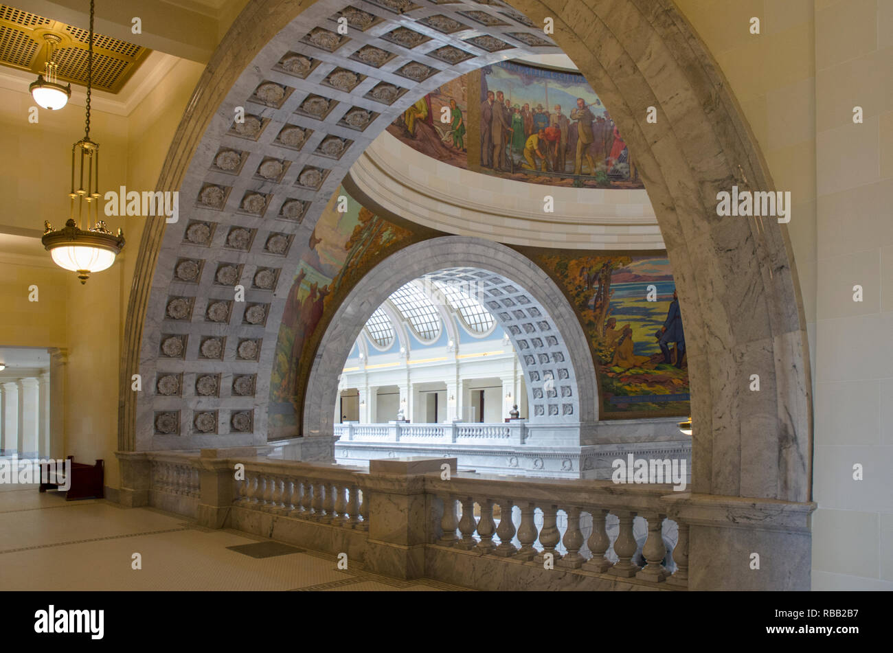 Utah State Capitol Building Interior Stock Photo - Alamy
