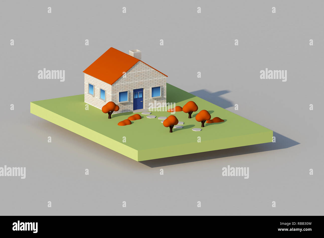 Isometric view residential house on hi-res stock photography and images ...