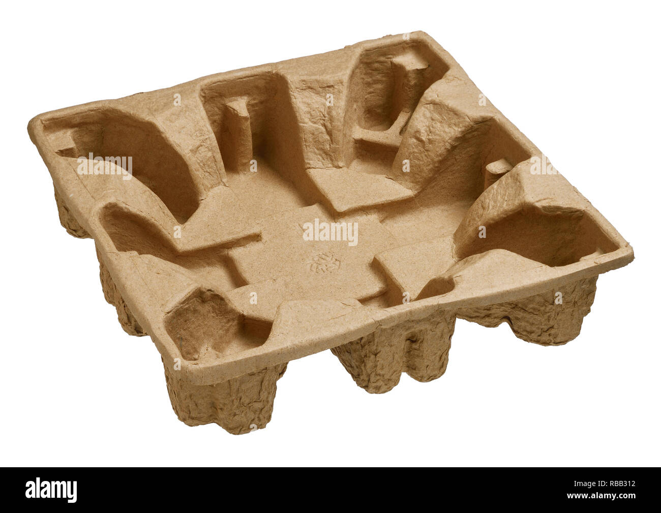 A shaped piece of cardboard product packaging Stock Photo - Alamy