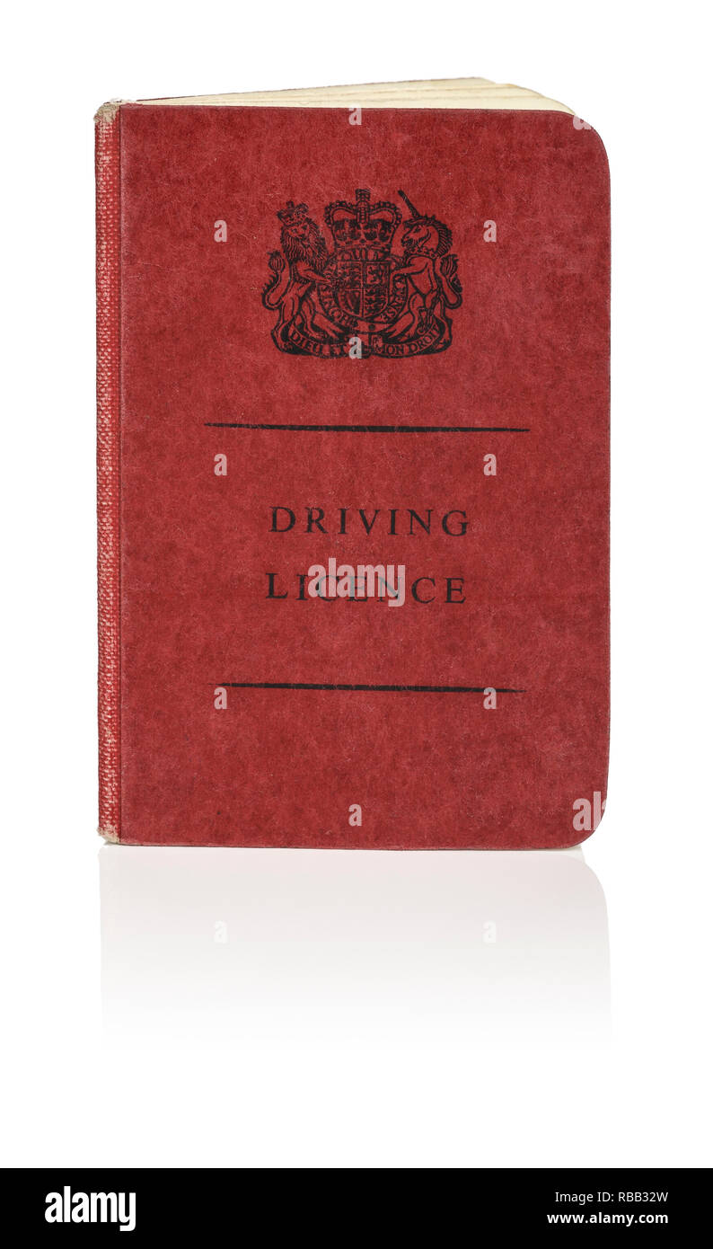 Uk paper driving licence hi-res stock photography and images - Alamy