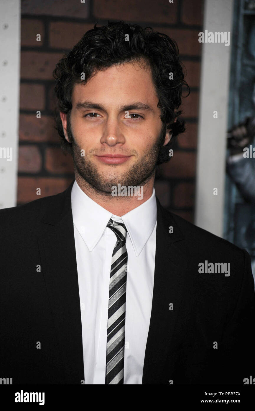 Penn Badgley at the premiere of 'Sherlock Holmes' at the Alice Tully ...