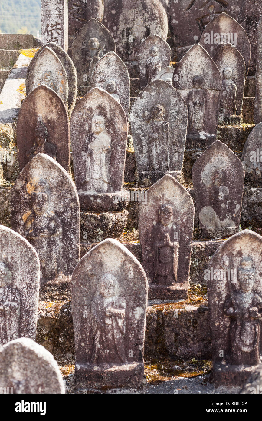 Ancient graves in kyoto graveyard Stock Photo - Alamy
